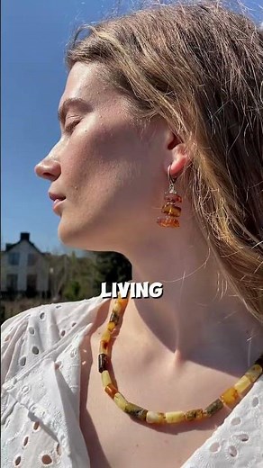 Baltic amber necklace: as Unique as You Are 💛