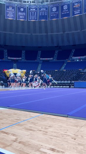 Warmup and perform with us at the LSU Cheer and Tiger Girl Showoff!! 💜💛 #fyp #lsu #stm @STMcatholichs