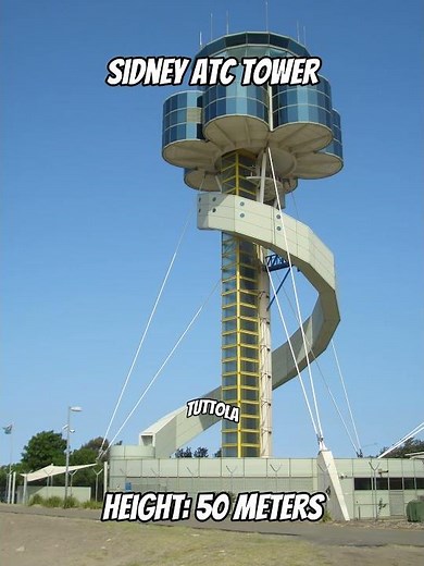 Coolest ATC towers in the world #atc #aviation #tuttola #viral