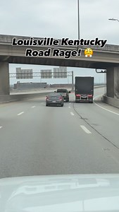 Insane road rage on I-64 West today. This Chrysler 300 driver forced a semi off the road TWO times, then threw something at the truck while speeding off. Louisville drivers are on another level. #RoadRage #DashCam #RecklessDriving #CrazyDrivers #CaughtOnCamera | Chris Cobb