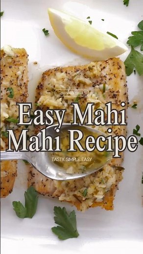 Easy Mahi Mahi Recipe 🐟 | Perfect Pan-Seared Fish in Minutes#mahimahi #seafoodrecipes #quickdinner