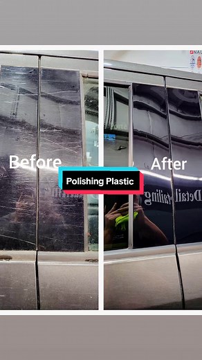 Polishing scratches out of plastic. #foryoupage #tutorial #cleantok #d...