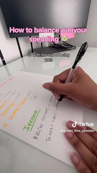 Balance is about what makes your feel most comfortable and fulfilled, so feel free to change these percentages to fit your definition of balance. #budgeting #budgettips #howtosavemoney #moneytok #fyp