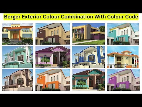 Top 20 Berger paints Exterior painting Colour Combinations for a Stunning Home Makeover!