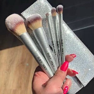 12 reactions | JUST RELEASED Glam and Go 5pc Luxury Vegan Brush Set is NOW available  Who’s obsessed??✨ | Ruby May Cosmetics | Facebook