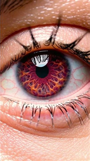 Amber Raspberry Eye 🍷 | The Color That Breathes | Eyeverse