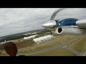 Take off from EQY 11 28 15 in a Shrike Commander 500S