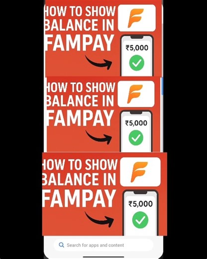 HOW to check balance in fampay✔️ fully explained #fampayapp #notworking #fambase #wftm