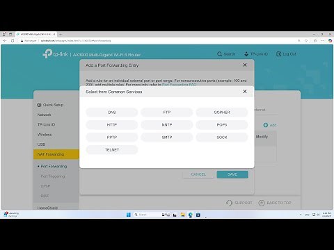 How to Port Forwarding on TP-Link Wi-Fi 6 Router