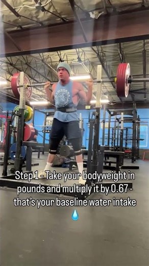 Here’s How Much Water You Should Drink To Maximize Your Gains