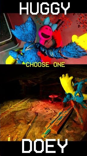 Choose One - HUGGY WUGGY vs DOEY - Poppy Playtime 5
