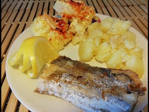 Pan Fried Ribbon Fish Fillet with Potato Salad