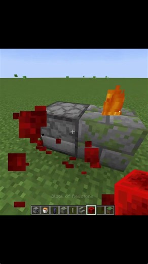 Simple Fire Sword Minecraft!! #shorts #minecraft #building