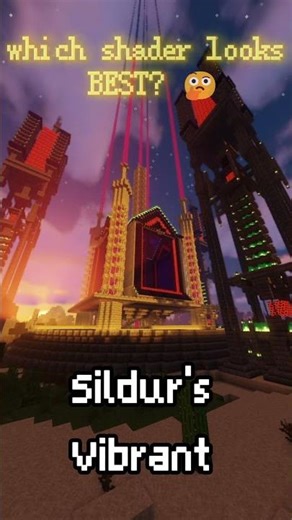 which shader makes Minecraft look best? #shorts #minecraft