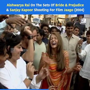 19K views · 411 reactions | Aishwarya Rai On The Sets Of Bride & Prejudice & Sanjay Kapoor Shooting For Film Jaago (2004) #AishwaryaRai #SanjayKapoor #bollywood #flashback #filmmaking #Lehren | Lehren | Facebook