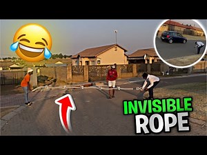 Invisible Rope Prank! 🤣