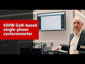 600W GaN-based cycloconverter design for micro inverters