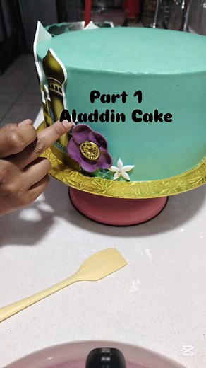 Part 1 of the Aladdin themed Cake 🧞‍♀️ #cakes #cakesofinstagram #loveofbaking #centurion #pretoria #southafrica #localislekker #sugarrush #sugarrushcakes #aladdin | Aquilah Gani