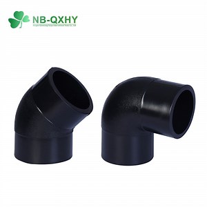 [Hot Item] Plastic Pipe Fitting Elbow HDPE Butt Fusion Elbow 45 Degree Elbow