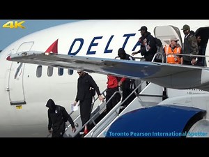 [4K] Toronto Raptors Arriving! Delta 757-232 [N655DL] Arrival/Departure (Toronto Pearson) 6/8/2019