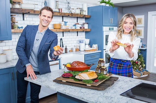 Wow your family at the dinner table this holiday season with two easy & delicious recipes using Boar's Head Sweet Slice Uncured Ham. Watch as Cameron Mathison makes Ham & Cheddar Crescent Rolls & Debbie Matenopoulos cooks up Ham & Gruyere Crepes! For these recipes, visit: https://www.hallmarkchannel.com/home-and-family/recipes/sweet-slice-ham-gruyere-crepes-and-ham-cheddar-crescent-rolls | Home & Family