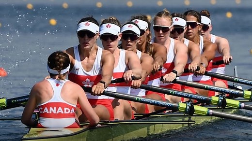 Canadian women's 8 rowing team clinches spot at Paris Olympics | CBC Sports