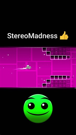Geometry Lite - First level, Stereo Dash, 100% complete #shorts #deluxe12