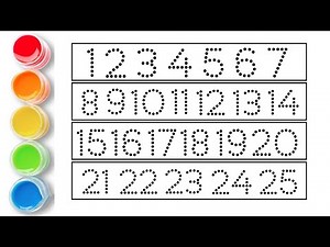 Numbers 1 to 25 for Kids | Learn Counting in English