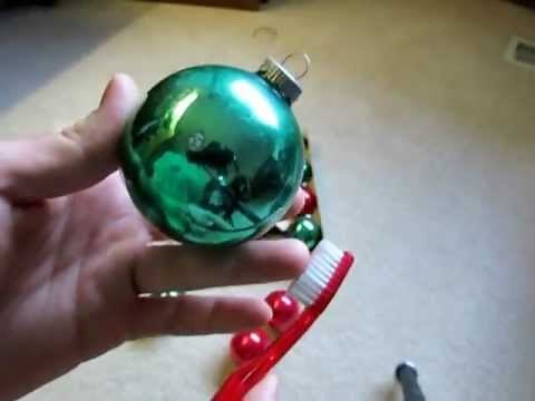 Cleaning vintage Christmas ornaments, And advice