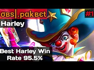 Best Harley Winrate 95.5% | σвѕ|.pαkвєt Harley Gameplay and Build #1 - Mobile Legends