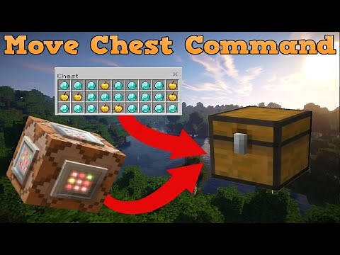 Minecraft Bedrock Edition Move Chest With Commands