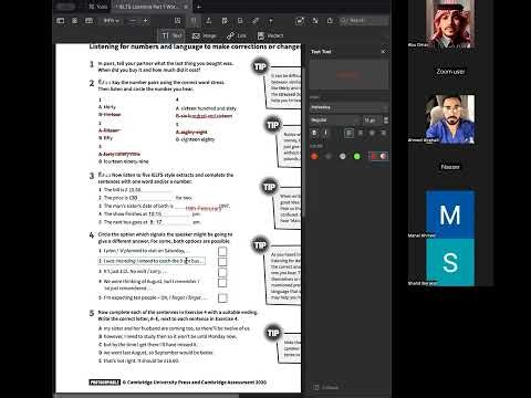Listening test A2 on IELTS