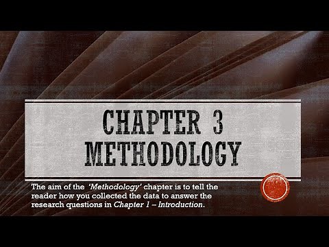 Writing Chapter 3 – Methodology for Qualitative Research