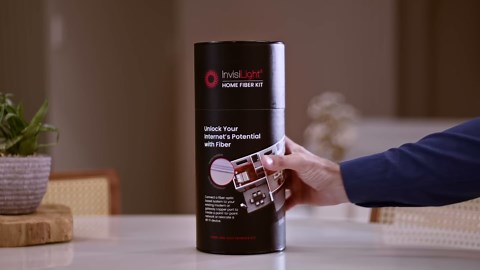 Home Fiber Kit: Wired Internet Where You Need It – Create a Nearly Invisible Wired Connection for Wi-Fi, Gaming, and More – Ultra-Thin 0.6mm Fiber, DIY Installation, Up to 1Gbps Speed