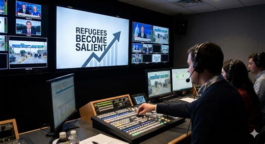 Refugees become salient - This is how the narrative gets engineered