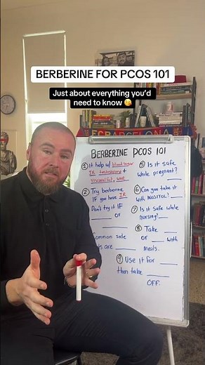 BERBERINE for PCOS 101 [Treatment, Benefits, Side effects, Dosage, Timing] + more