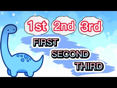 Ordinal Numbers | Ordinal Number Poem| First Second Third | 1st 2nd 3rd