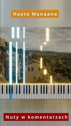 Zespół MASSiVE - Hasta Manana 🎹 Piano Tutorial 🔥 Nuty #shorts