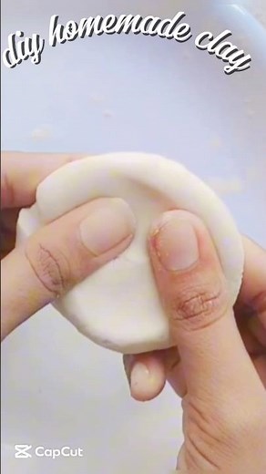 DIY Homemade Clay Recipe | 🥣how to make air dry clay at home / easy with no glue