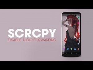 Disable Audio Forwarding in SCRCPY - Turn Off Audio Streaming in SCRCPY.