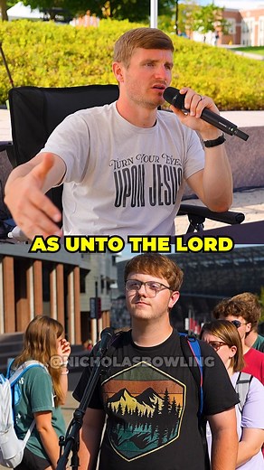 12K views · 381 reactions | Can Christians Work "Non-Christian" Jobs? Gospel T-Shirts  https://store.nicholasbowling.com/ Support the Ministry  https://NicholasBowling.com/Partner Join the Discord Community  https://discord.gg/nicholasbowling The Gear We Use  https://kit.co/nicholasbowling Gospel Tool  https://www.nicholasbowling.com/gospeltools #jesus #pride #streetpreacher #college | Nicholas Bowling | Facebook