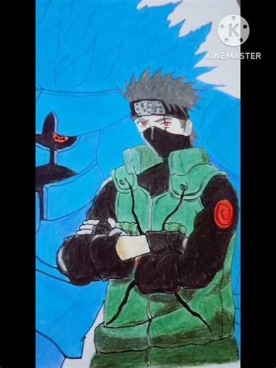 # kakashi and susanoo drawing.
