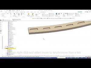 Solid Edge 2021 - Tutorial - Convert Ordered to Synchronous