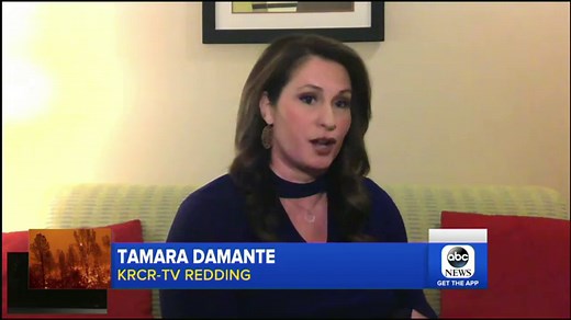 TV anchor describes evacuation from California fire