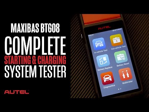 MaxiBAS BT608: Complete Starting & Charging System Tester | Autel