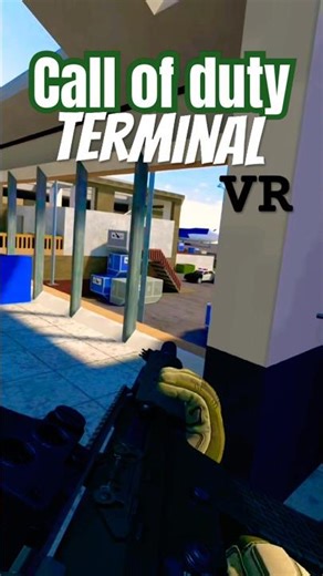 Playing C.O.D. Terminal in VR! #vr #gaming #callofduty
