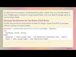 How to Refresh Livebinding for TListView and TFDMemTable in Delphi