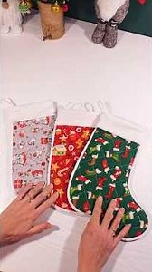 DIY Christmas Stocking for Gifts 🎄🧦 #diy #christmas #sewingtips