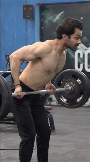 Bent over row with 100 kg 😤 #ytshorts #motivation #everydayfitness #youtubeshorts #backworkout