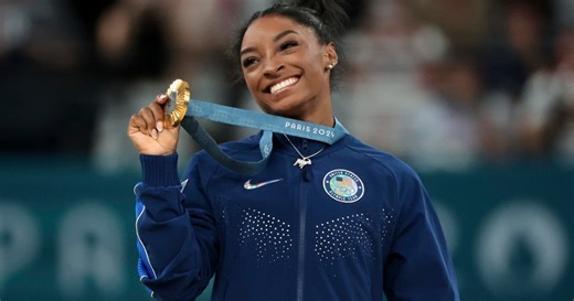 Biles takes jab at Trump after gold medal win